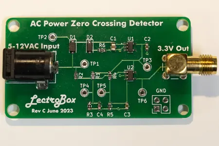 Zero-Crossing Detector for Mains Frequency Monitoring